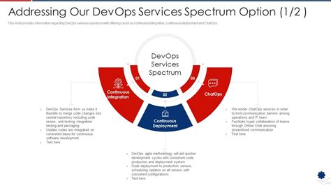Addressing Our Devops Services Spectrum Option Online Demonstration Pdf