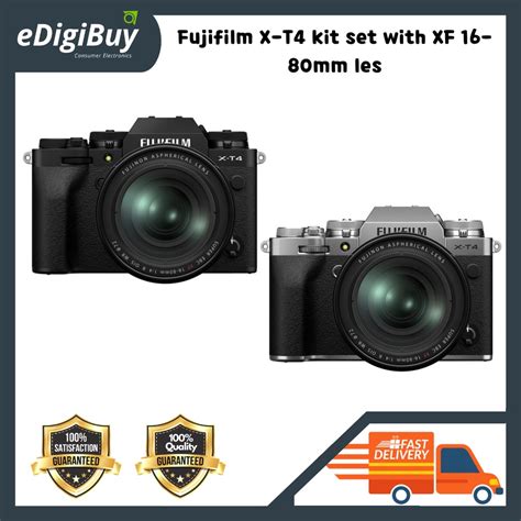 Fujifilm X-T4 kit set with XF 16-80mm Lens | Shopee Singapore