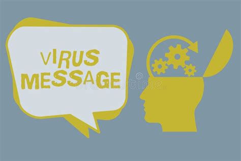 Handwriting Text Virus Message Concept Meaning Malicious Software Program Loaded Into The User