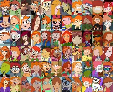 Animated Cartoon Characters Animated Cartoons Red Head Cartoon Cartoons 1990s Nicktoons Pbs