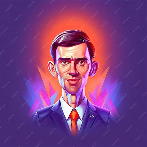Premium Photo Emblem Of Politician Character Illustration Colorful