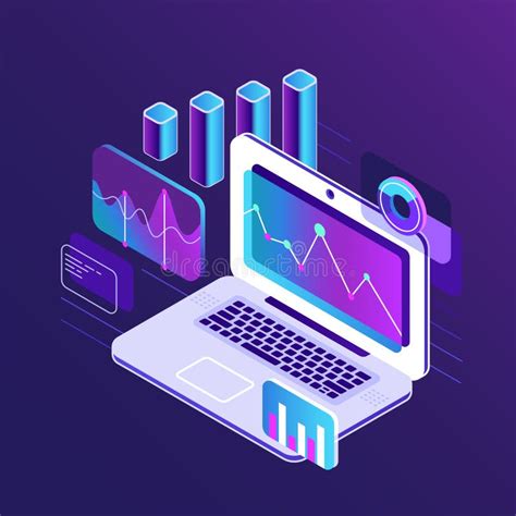 Financial Data Graph Chart Vector Illustration Stock Vector Illustration Of Statistic