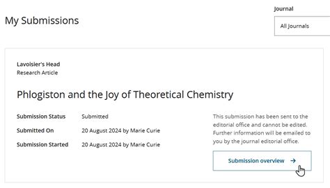 What Is The Status Of My Submission