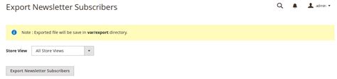 Magento 2 Import Export Newsletter Subscribers Extension