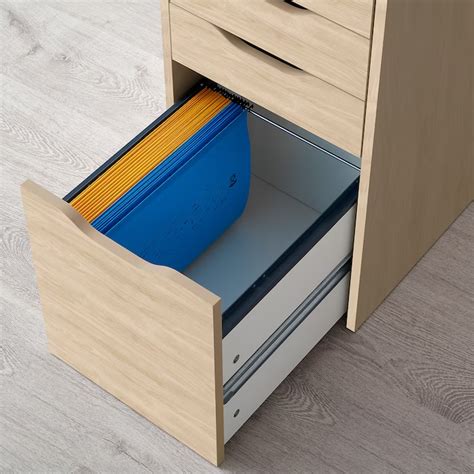 White Stained Oak Ikea Ikea Drawers Office Ikea File Drawer