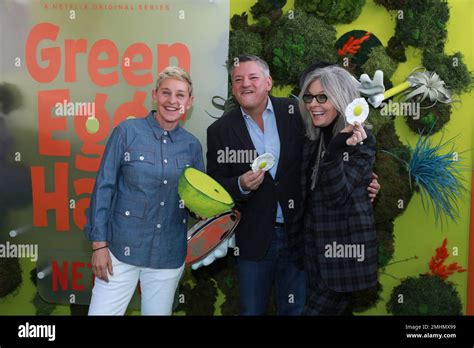 Ellen Degeneres Ted Sarandos Diane Keaton Attend The Premiere Of