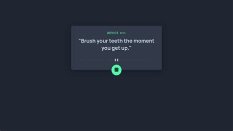 Frontend Mentor Advice Generator By Using React Coding Challenge Solution
