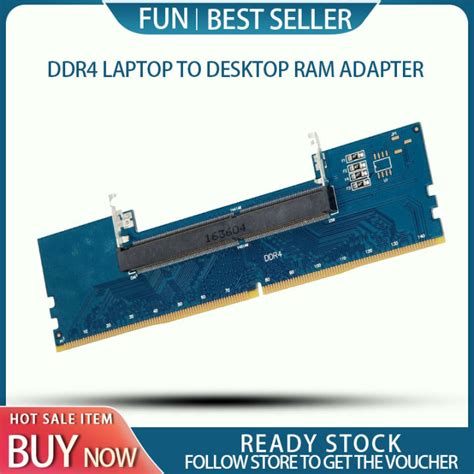 DDR Laptop To Desktop RAM Adapter PC SODIMM To Memory DIMM RAM Adapter Expansion Card Transfer