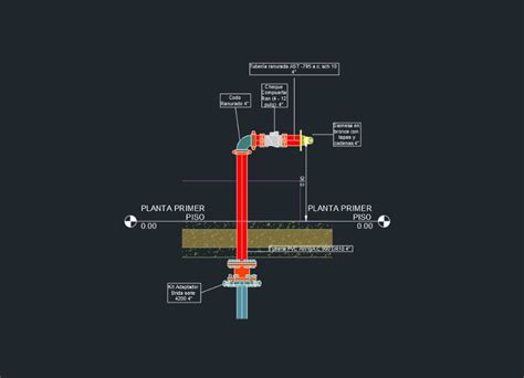 Détail De La Protection Incendie Dans Autocad Cad 7792 Kb Bibliocad