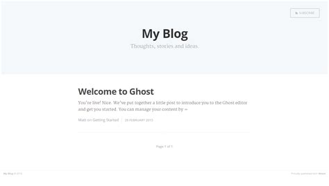 Installing Ghost Hostineer Knowledge Base