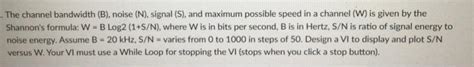 Solved This Question Needs To Be Completed Using The Labview
