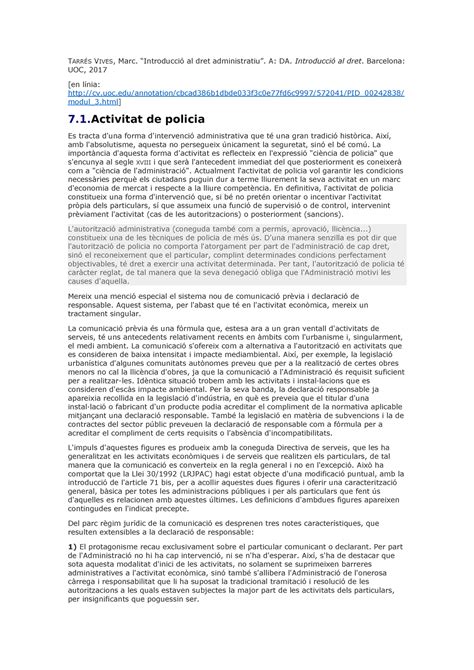 Terminologia Administrativa TarrÉs Vives Marc “introducció Al Dret