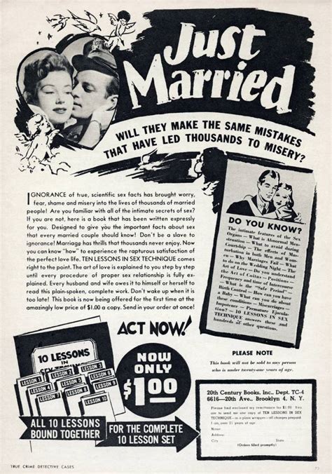 22 Vintage Ads For How To Sex Books From Between The 1950s And 1970s ~ Vintage Everyday