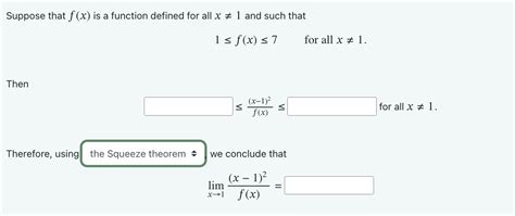 Solved Suppose That F X Is A Function Defined For All X1 Chegg Com