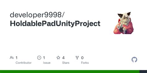 Github Developer Holdablepadunityproject