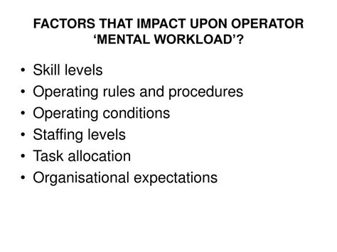 Ppt Mental Workload Assessment Powerpoint Presentation Free Download Id545161