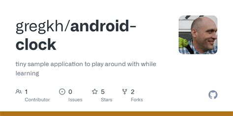 Github Gregkh Android Clock Tiny Sample Application To Play Around With While Learning