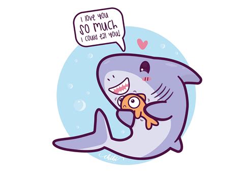 Chibi Shark Wallpapers Wallpaper Cave