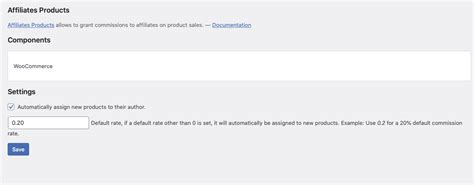 Affiliates Products Itthinx Documentation