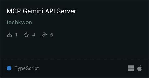 Mcp Gemini Api Server Glama