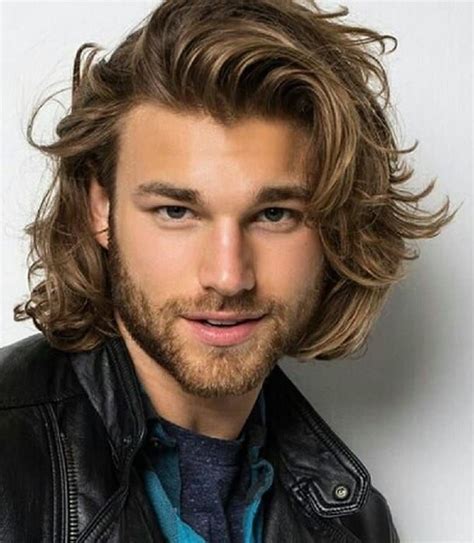 10 Handsome Long Wavy Hairstyles For Men Hairstylecamp Wavy Hair Men Long Hair Styles Men
