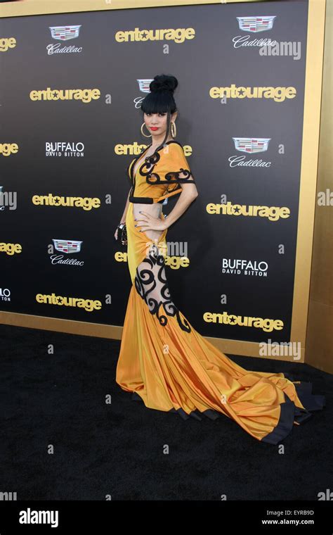 Entourage Movie Premiere Featuring Bai Ling Where Westwood California United States When