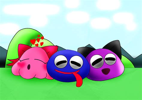 Three Blobs Catchin Zs By Ronjacksilver4816 On Deviantart