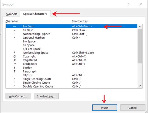 How To Insert An Em Dash In Word Document OfficeBeginner