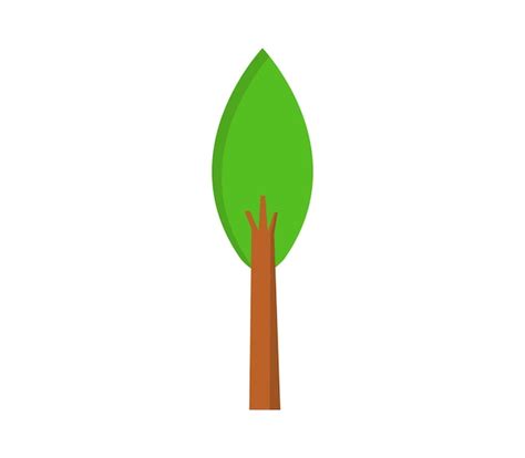 Premium Vector Illustrated Tree