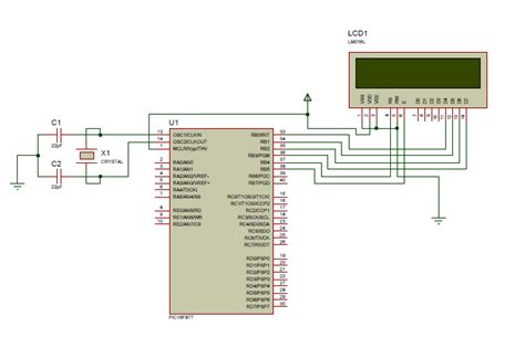 LCD Interfacing With PIC16F877 By Using MIKRO C Compiler Embedded