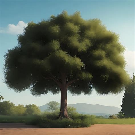 Premium Ai Image A Beautiful Tree Brush