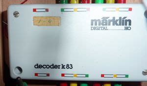 Gebruiker VT601 K83 Decoder Marklin 3rail Wiki