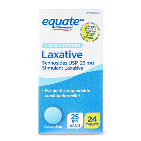 Equate Maximum Strength Sennosides Laxative Tablets For Constipation