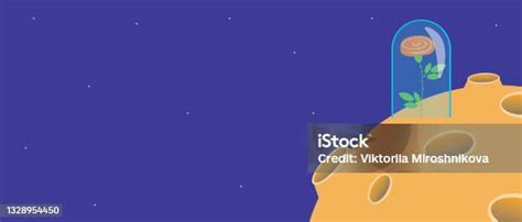 책 캐릭터 어린 왕자 장미 복사 공간 템플릿 디자인의 배경으로 꽃과 밤 하늘플랫 벡터 스톡 일러스트 작은에 대한 스톡 벡터 아트