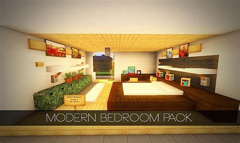 Modern Bedroom Interior Pack 4 Download Pop Reel Minecraft Map