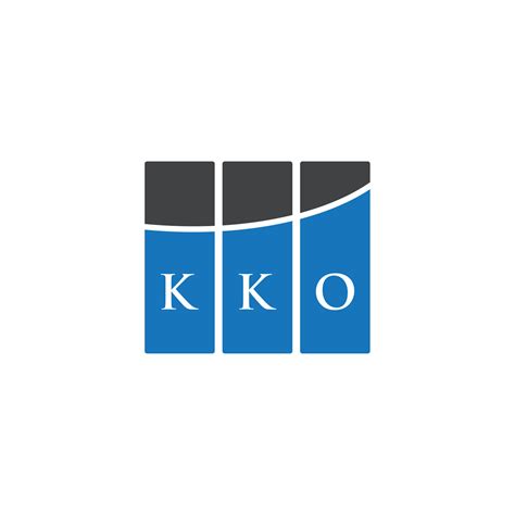 Kko Letter Logo Design On White Background Kko Creative Initials