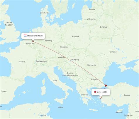 Flights From Izmir To Maastricht Adb To Mst Airlines And Best Routes Flight Routes