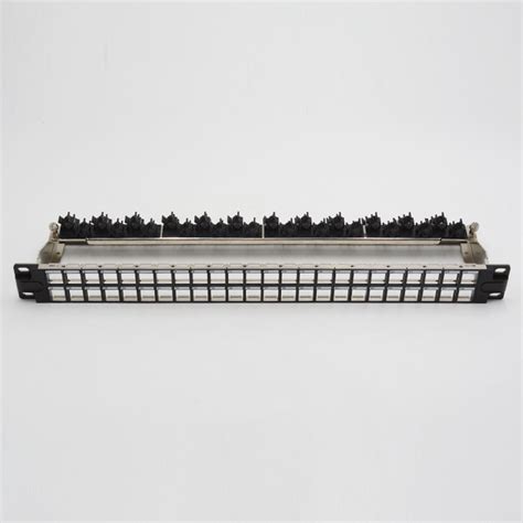High Density 1u Network Patch Pane Stp Ftp Blank 48 Port Empty With
