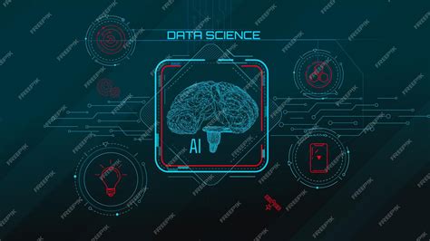 Premium Vector Artificial Intelligence Testing Virtual Interface Concept