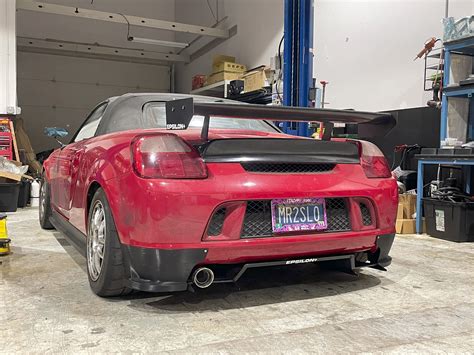 Epsilon Rear Bumper Spats Toyota Mr2 Spyder Zzw30 2000 2005