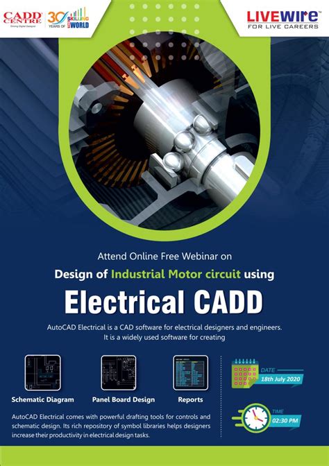 Cadd Centre Uganda On Linkedin Drafting Designing Autocad Electrical Free Webinar Motor