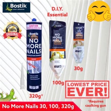 Bostik No More Nails Liquid Nail 30g 100g 320g Pandikit Kahoy Plastic At Iba Pa All Purpose