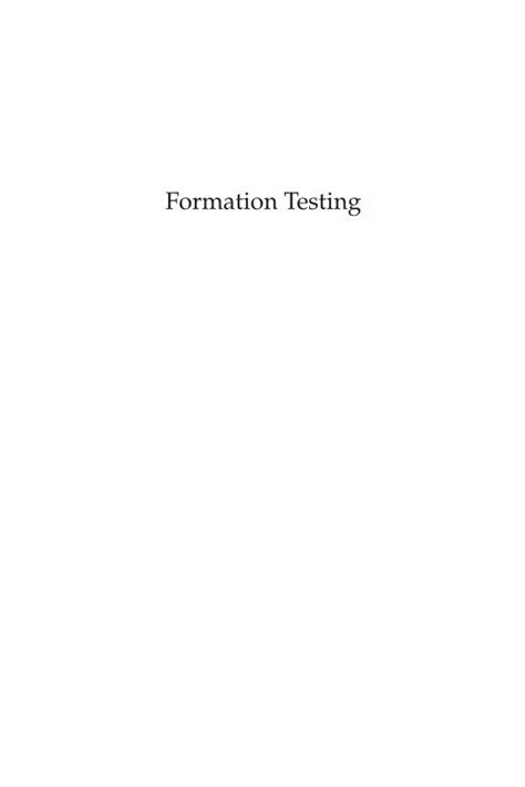 Pdf Formation Testing Pressure Transient And Contamination Analysis