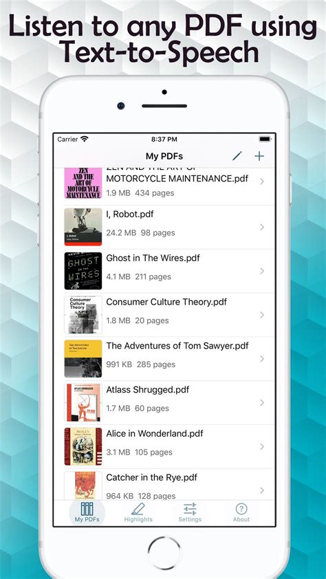 Iphone 용 Text To Speech Pdf Reader 다운로드