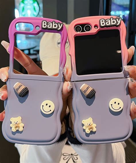 갤럭시 Z플립5 Z플립4 Z플립3 웨이브 실리콘 범퍼 파츠 장식 예쁜 투톤 그라데이션 제트플립5 제트플립4 제트플립3 지플립5 지플립4 지플립3 Zflip5 삼성 폴더블폰