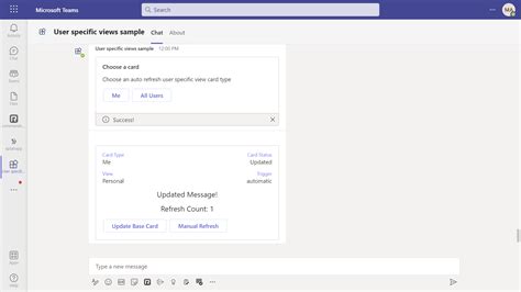 Teams Adaptive Card Views Code Samples Microsoft Learn