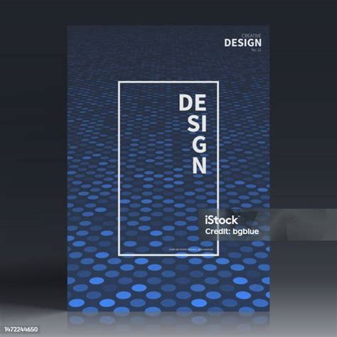 브로셔 템플릿 레이아웃 블루 커버 디자인 비즈니스 연례 보고서 전단지 잡지 3차원 형태에 대한 스톡 벡터 아트 및 기타 이미지 3차원 형태 가리기 검은색 Istock