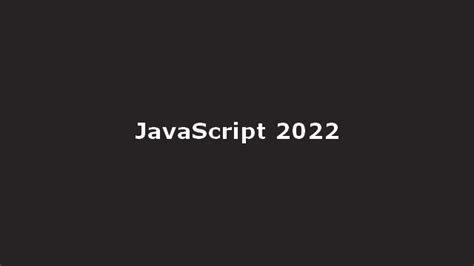 Javascript Godine 2022 Blogopod