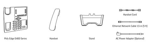 Poly Edge E450 Bluetooth Wifi Ip Phone User Guide