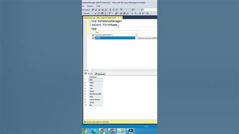 Convert Small Letters Into Capital Using Sql Scalar Function Learn Sql Datascience2023